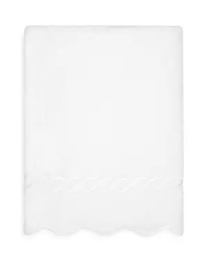 PRATESI Treccia Bath Sheet - White/white