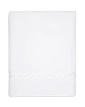 PRATESI Treccia Moderno Bath Sheet - White/white