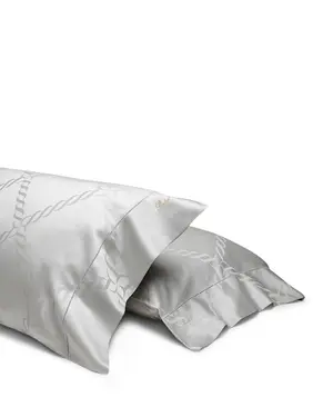 PRATESI Ori Treccia King Pillowcase Set - White