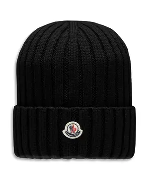 Moncler Wool Beanie - Black