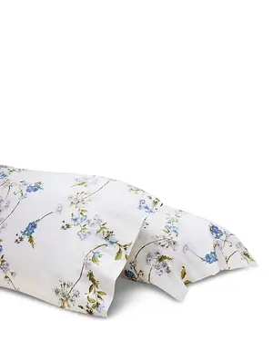 PRATESI Fresia King Pillowcase Set - Medium Blue