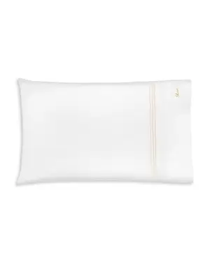 PRATESI Tre Righe Splendore King Pillowcase Set - White/beige