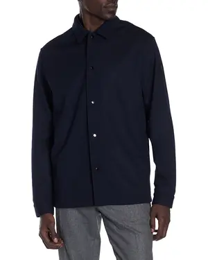 Moncler Wool, Cotton & Nylon Shirt Jacket