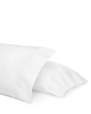 PRATESI Palazzo Standard Pillowcase Set - White/white