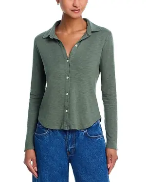 Bella Dahl Button Front Knit Top - Fernwood