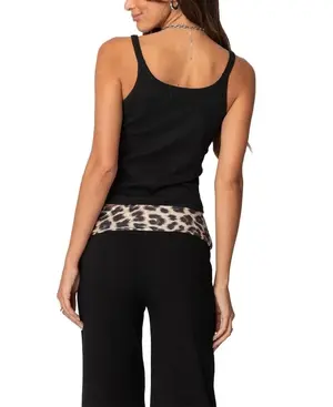 EDIKTED Basic Tank Top - Black