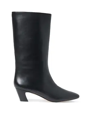 LOEFFLER RANDALL Pointed Mid-shaft Boots - Black
