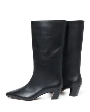 LOEFFLER RANDALL Pointed Mid-shaft Boots - Black