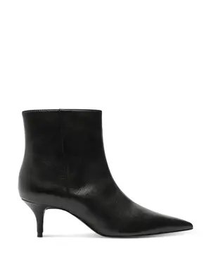 Schutz Mikki Mid Booties - Black