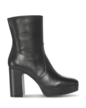 STUART WEITZMAN Dayna Platform Booties - Black