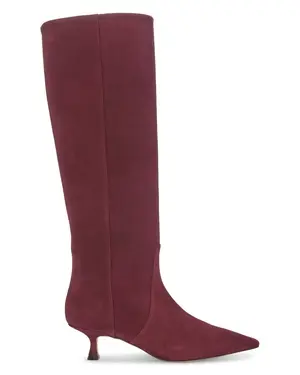 STUART WEITZMAN Naomi 50 Leather Boots - Cabernet