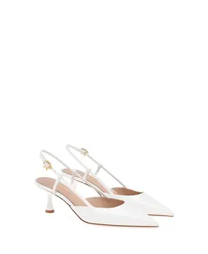 GIANVITO ROSSI Ascent 55 Pump - White Leather
