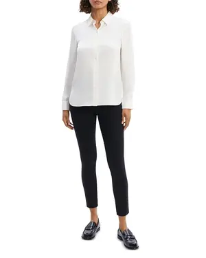 Theory Silk Blouse - Ivory