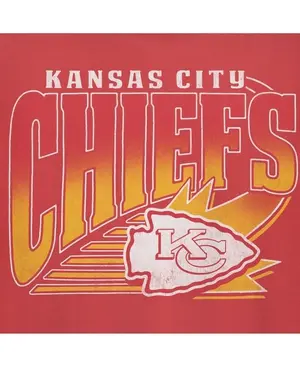 Junk Food Clothing Nfl Kansas City Chiefs Vintage Tee - Licorice