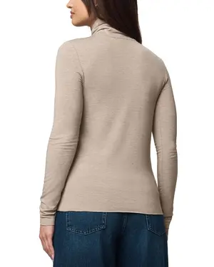 Splendid Turtleneck Tee - Light Cedar