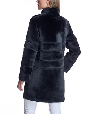 MAXIMILIAN Reversible Shearling Shortcoat - Black