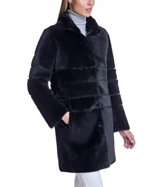 MAXIMILIAN Reversible Shearling Shortcoat - Black