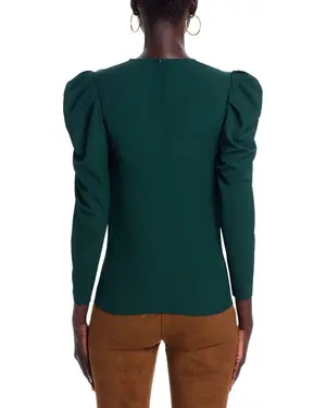 Generation Love Avalon Puff Sleeve Blouse With Embellished Keyhole