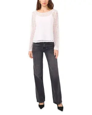Vince Camuto Crochet Top