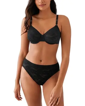 Wacoal High Profile Underwire Bra - Black