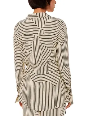 Whistles Angled Stripes Shirt