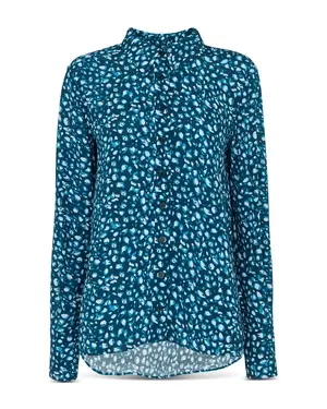 Whistles Pastel Leopard Print Shirt