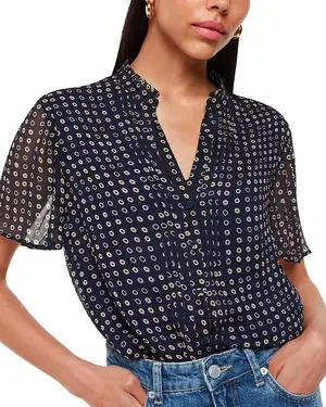 Whistles Pintuck Blouse