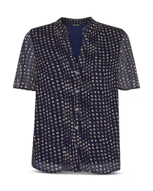 Whistles Pintuck Blouse
