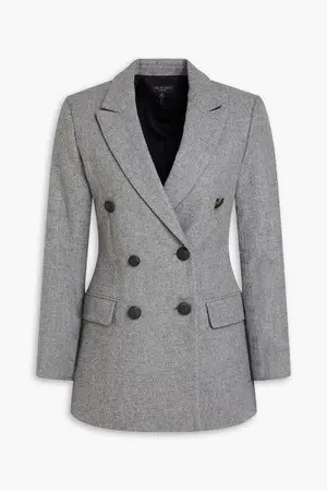 Rag & Bone Double-breasted Wool-blend Blazer