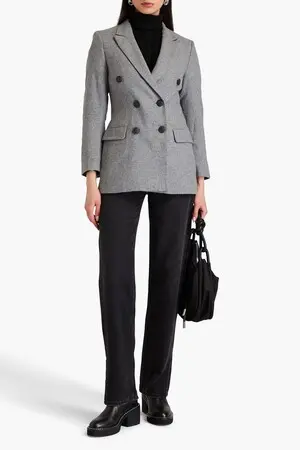 Rag & Bone Double-breasted Wool-blend Blazer