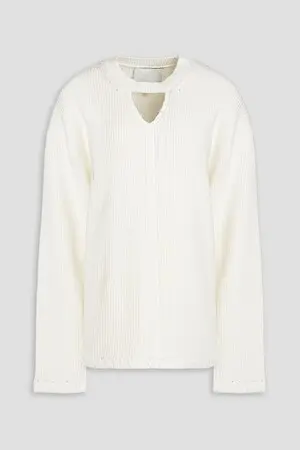 3.1 Phillip Lim Cutout Ribbed Sweater
