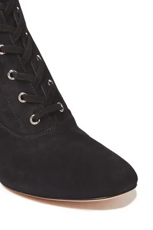 GIANVITO ROSSI Lace-up Suede Knee Boots