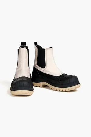 GANNI Canvas Chelsea Boots