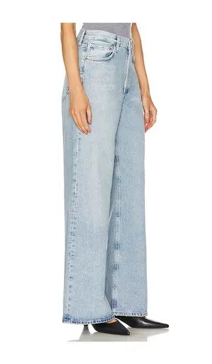 AGOLDE Dame High Rise Wide Leg Jeans