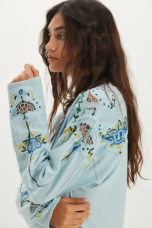 Free People Embroidered T-shirts For Women