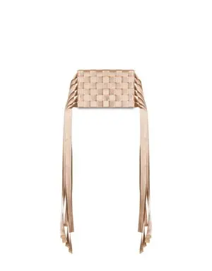 Alberta Ferretti Braided Clutch