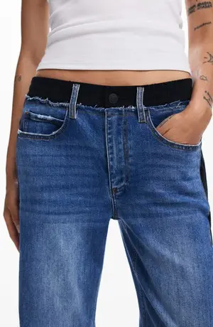 Desigual Ayana Straight Leg Jeans