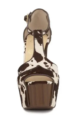 Jessica Simpson Dany Platform Sandals - Dark Brown/w Cwphrc