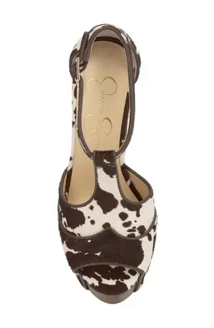 Jessica Simpson Dany Platform Sandals - Dark Brown/w Cwphrc