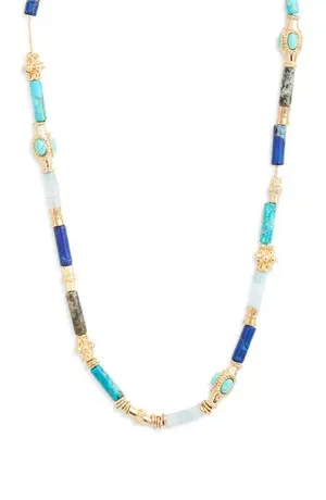 Gas Bijoux Kali Beaded Necklace - Turquoise