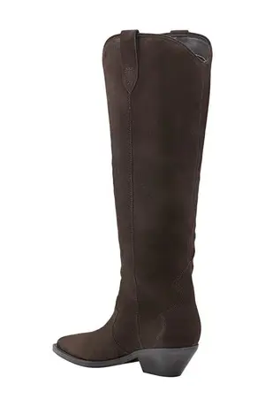 Marc Fisher Ander Knee High Boot By - Dark Brown