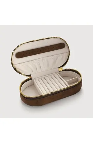 Monica Vinader Suede Jewelry Box - Brown