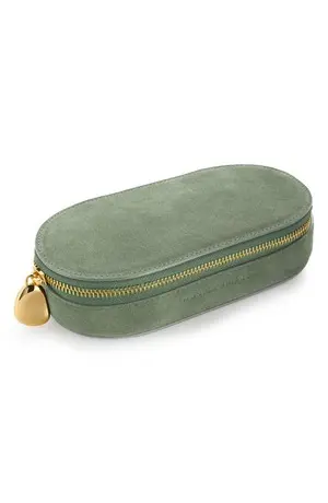 Monica Vinader Suede Jewelry Box - Olive