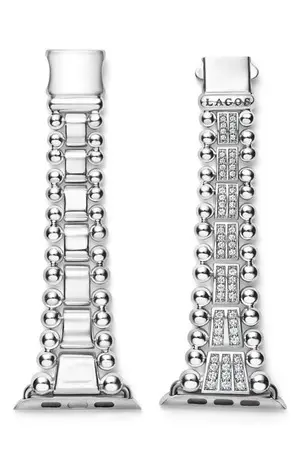 Lagos Smart Caviar 20mm Diamond Apple Watch® Watchband