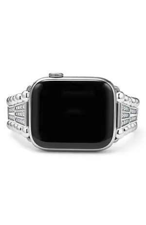 Lagos Smart Caviar 20mm Diamond Apple Watch® Watchband