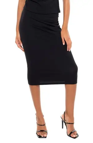 DAI MODA Pencil Skirt - Black