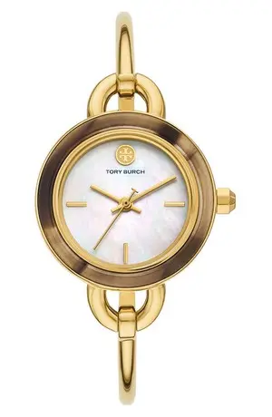 Tory Burch Miller Bangle Watch Set - Gold