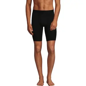 LANDS' END Longer Flex Performance Boxer Brief 3 Pack - Black