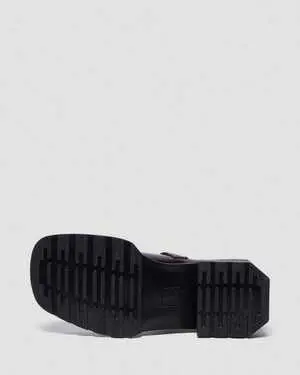 Dr. Martens Maybole Square Toe Mary Jane Shoes - Red