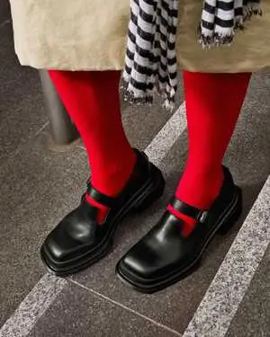 Dr. Martens Maybole Square Toe Mary Jane Shoes - Black